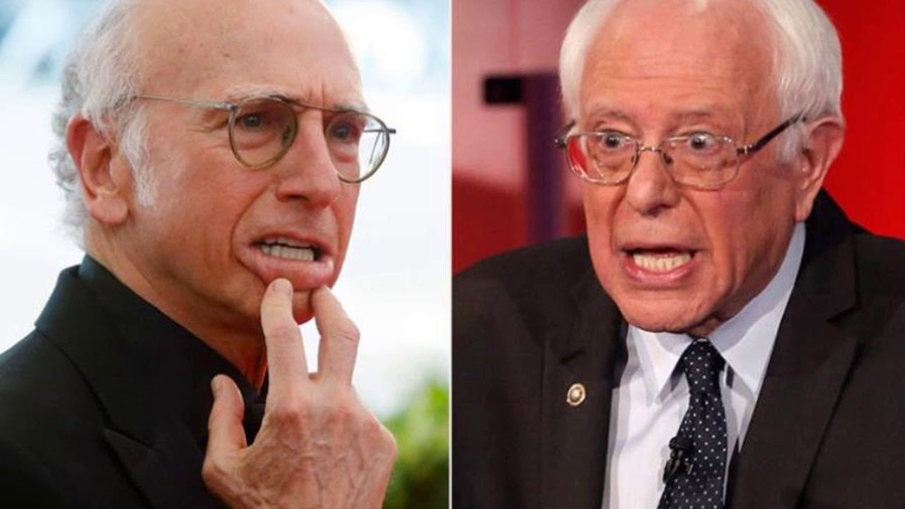 WATCH: LARRY DAVID, BERNIE SANDERS LEARN THEY'RE RELATED - YouTube