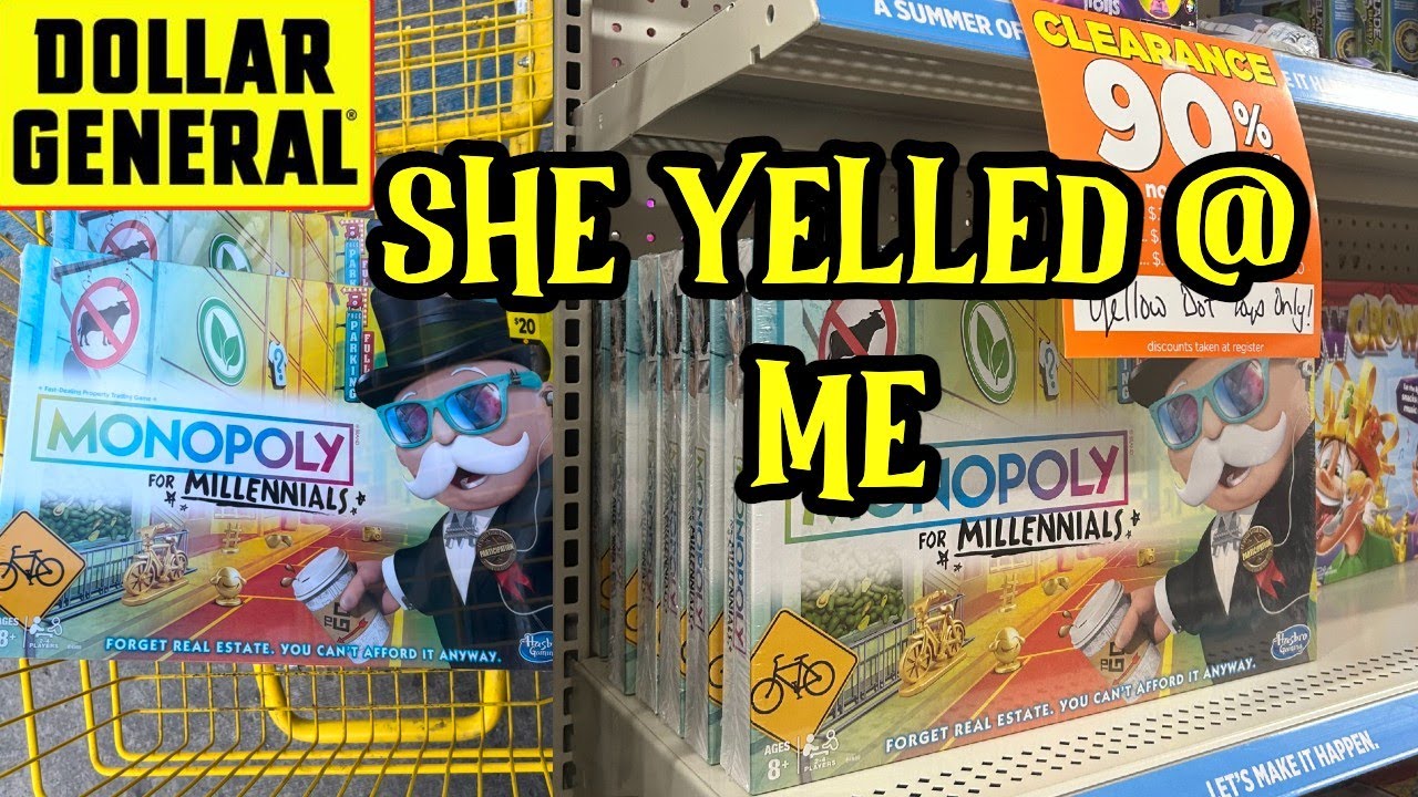 Dollar General THE CASHIER YELLED AT ME + 90% OFF GAMES - YouTube