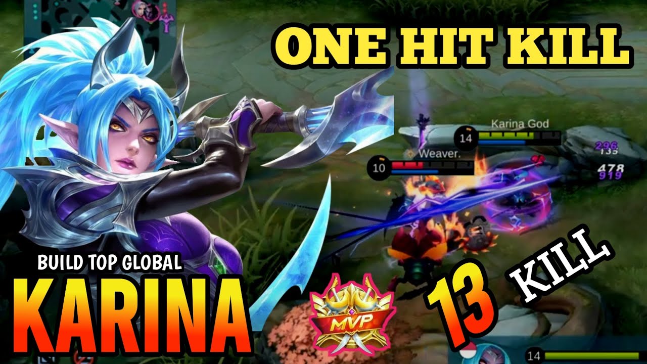 13 kill + hyper Top Global Karina - Best build top global Karina 2023 ...