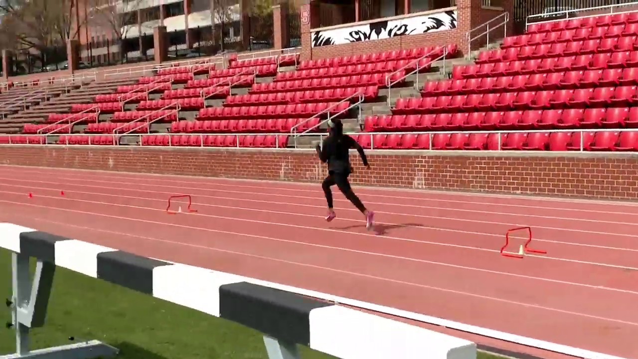 Hurdle Training - Drilling and Long Hurdles work with Joslyn Hamilton ...