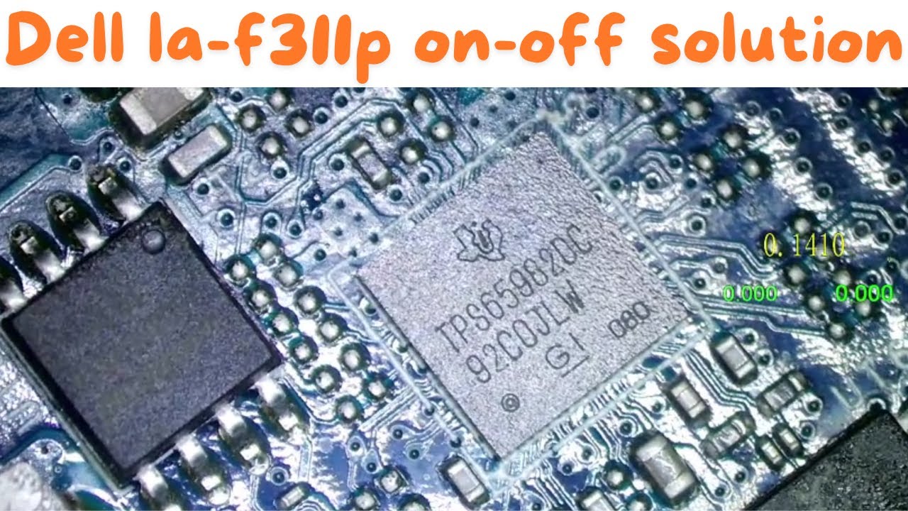 Dell Laptop Motherboard ON and OFF Due to C Type failure Solution ...