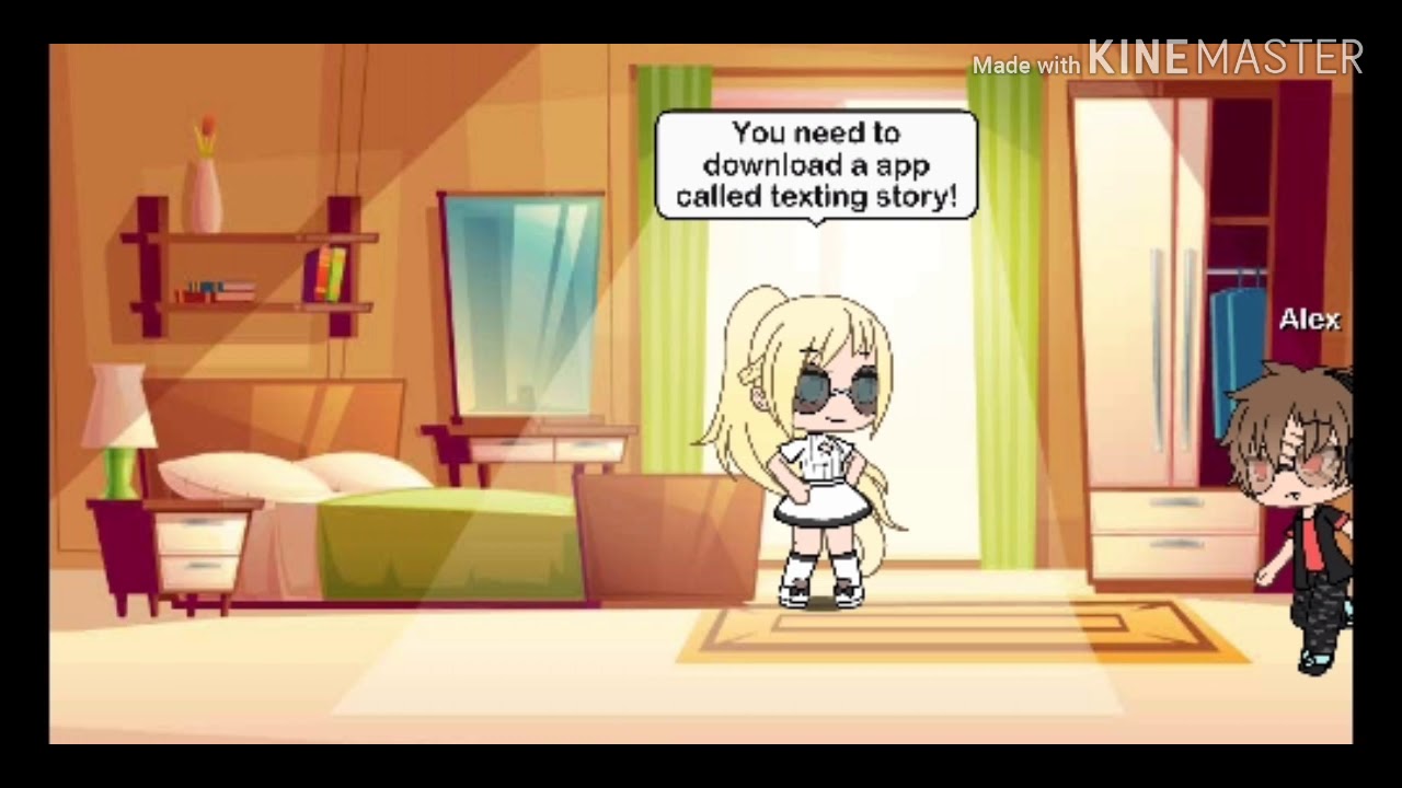 How to text in gacha life! - YouTube