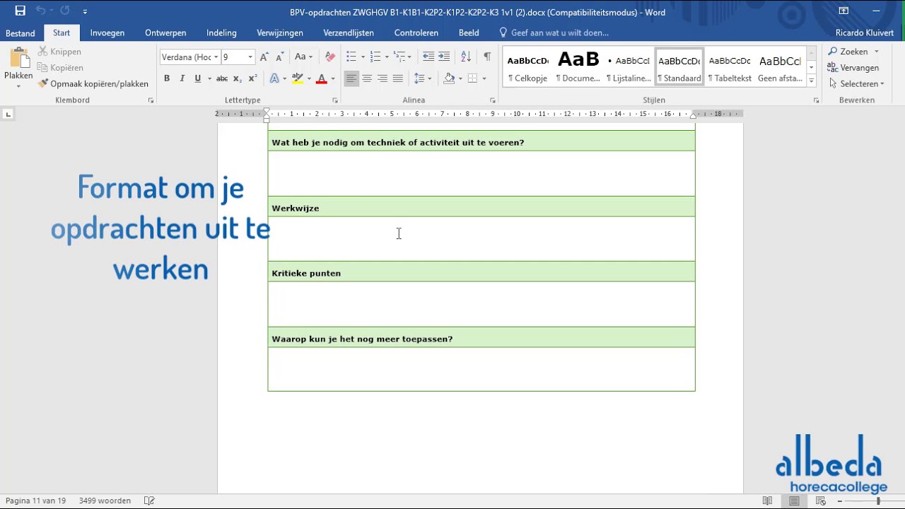 Maken van een opdracht en uploaden Examenwerk praktijkbeoordelen nl ...