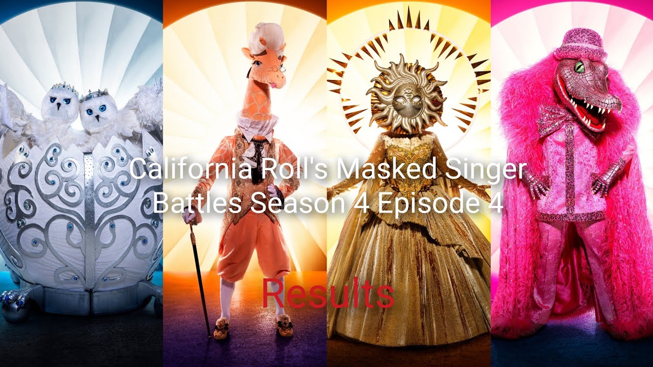California Roll's Masked Singer Battles Season 4 Episode 4 (Group A ...