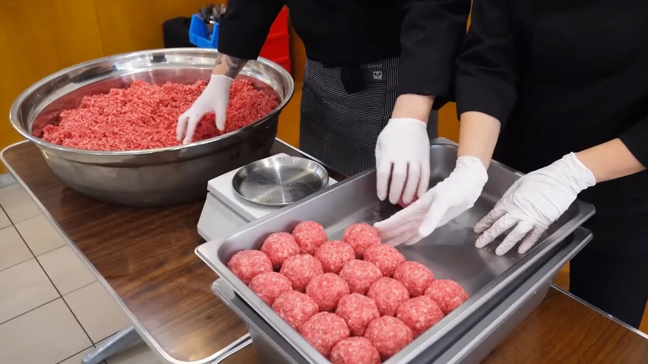 From Start To Finish! Process of Making Hamburger in South Korea! Food ...
