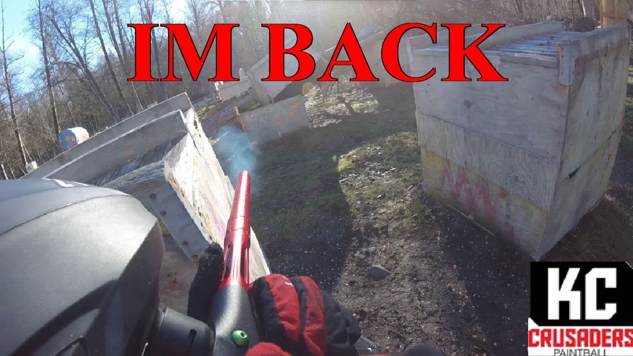 I'm Back! Paintball Gameplay // KC Crusaders paintball - YouTube