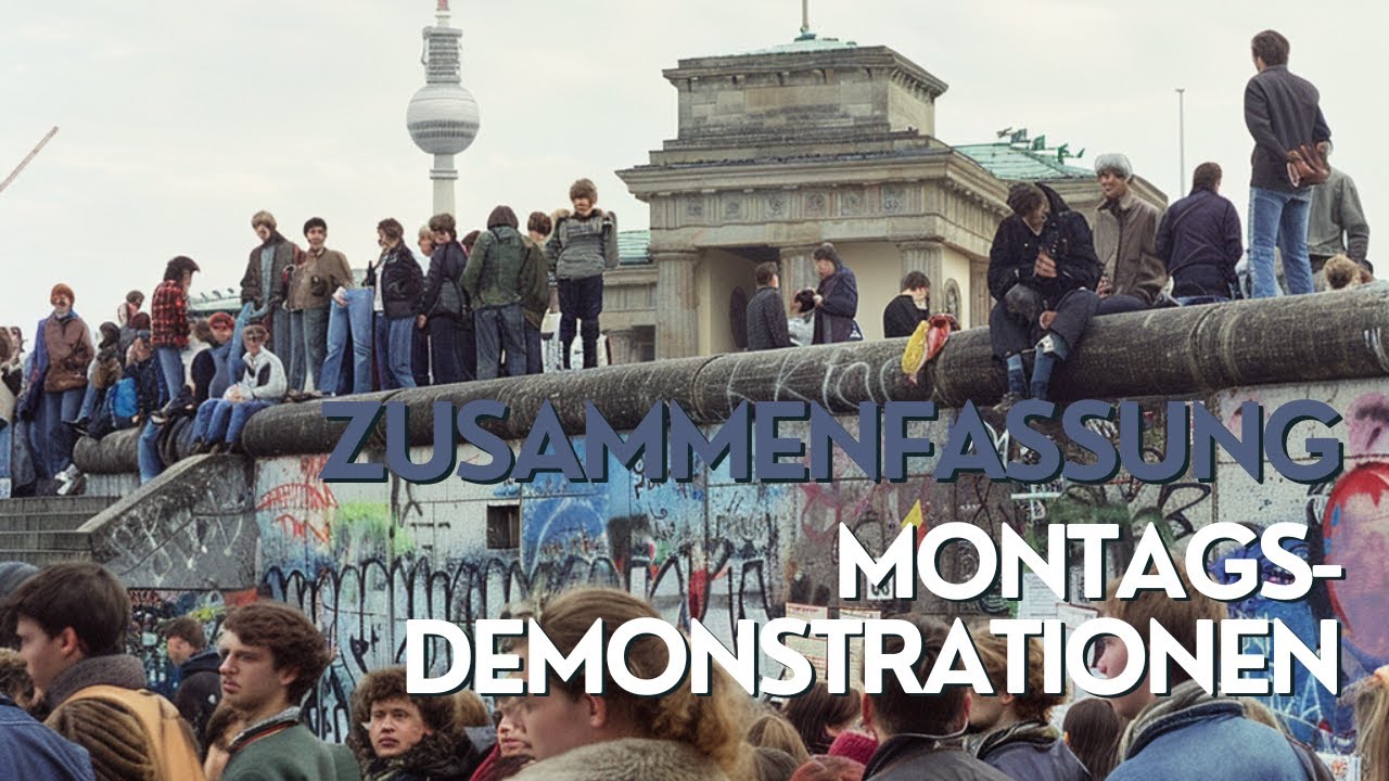 Montagsdemonstrationen in Leipzig (DDR) einfach erklärt - Widerstand ...