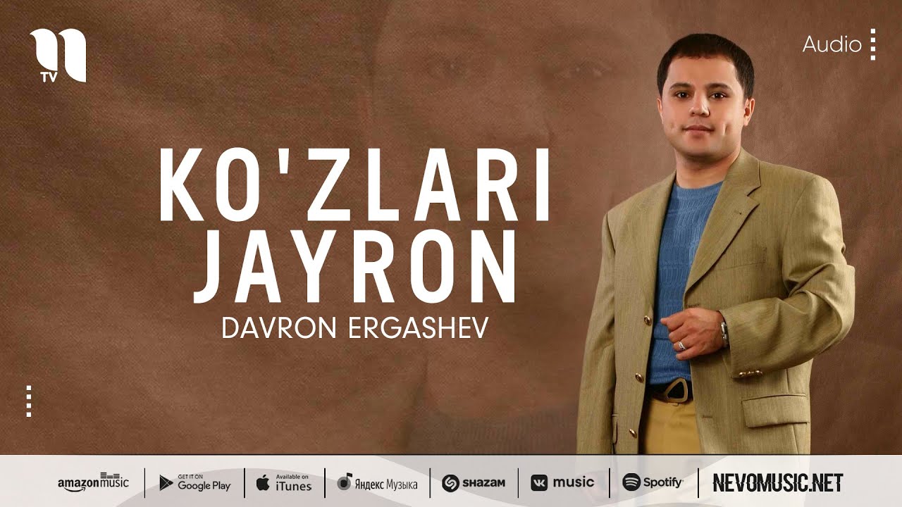 Davron Ergashev - Ko'zlari jayron (music version) - YouTube