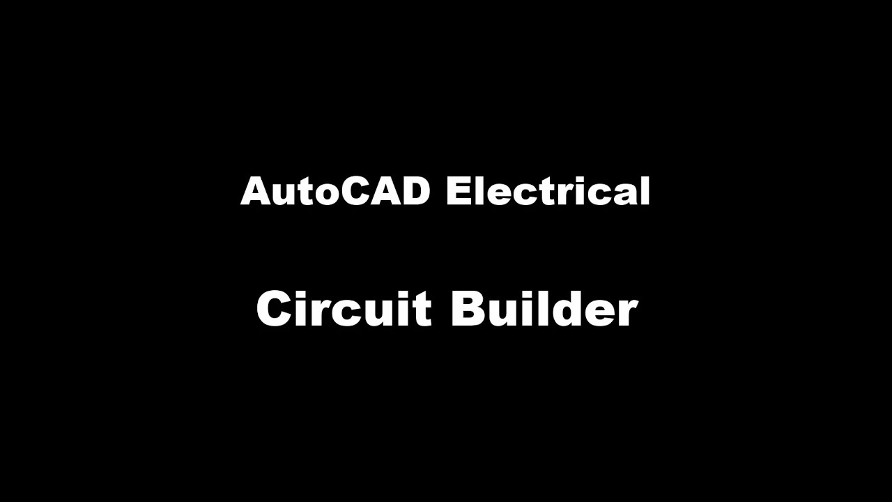 AutoCAD Circuit Builder - YouTube