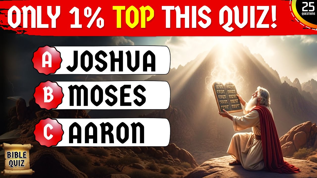 ONLY 1% TOP This Old Testament Bible Quiz! 20 Questions To Test Your ...