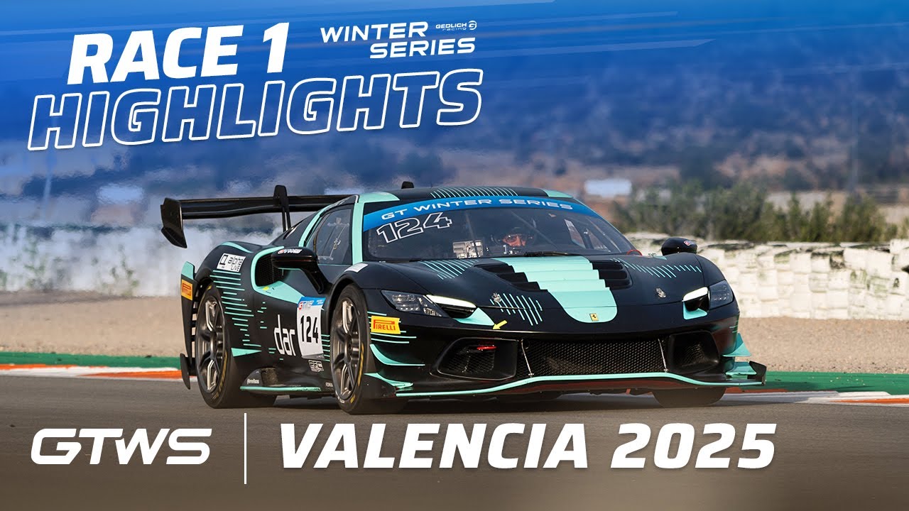 Race 1 Highlights | 2025 GT Winter Series Valencia - YouTube