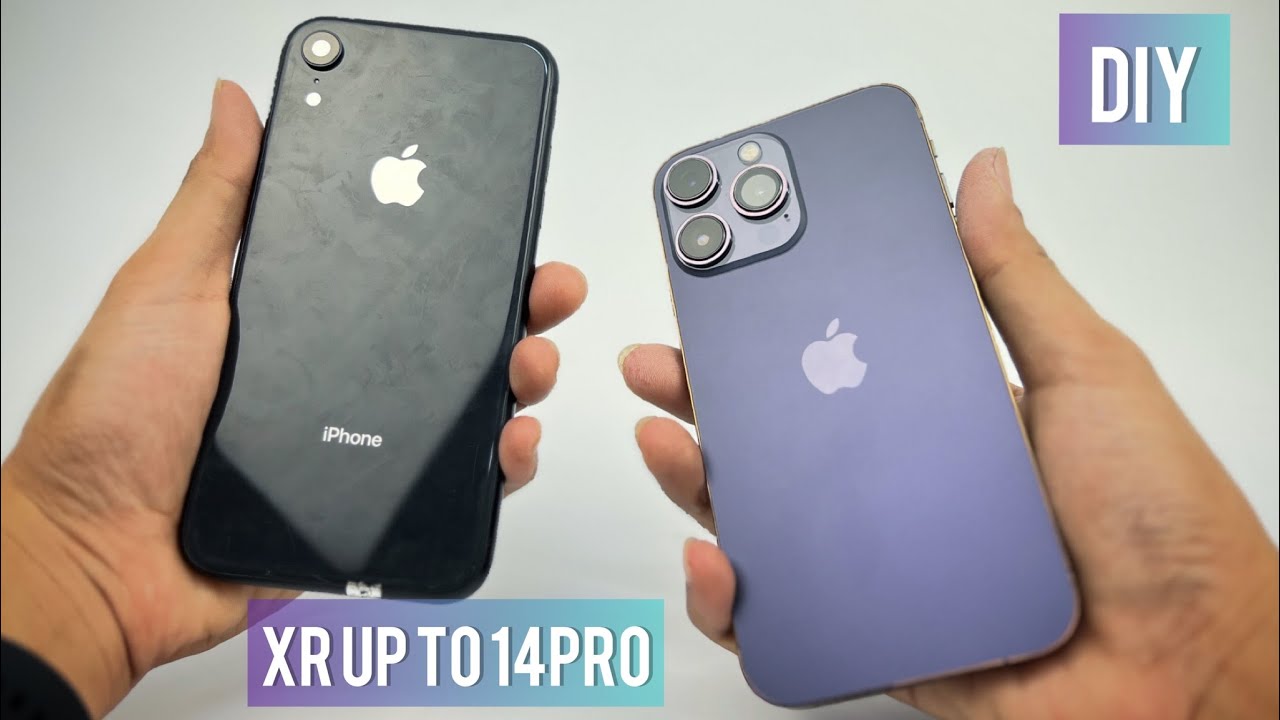 DIY iPhone XR Up To 14pro New color .. - YouTube