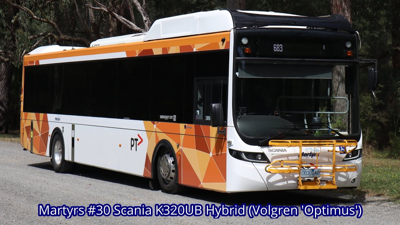 Martyrs #30 Scania K320UB Hybrid (Volgren 'Optimus') - YouTube