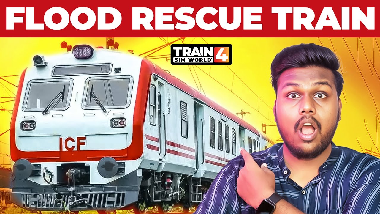 Rescuing Flood Affected people in Train | Train Sim World 4 - YouTube
