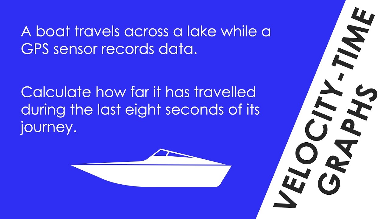 Calculating Distance from a Velocity-Time Graph - WORKED EXAMPLE - GCSE ...