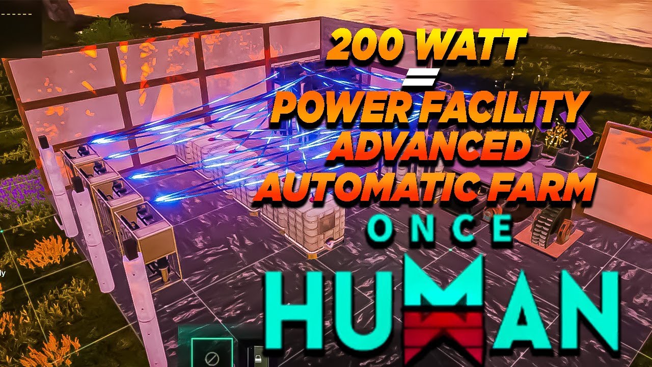 ONCE HUMAN | Best Power Facility Build 1224+ Acid - YouTube