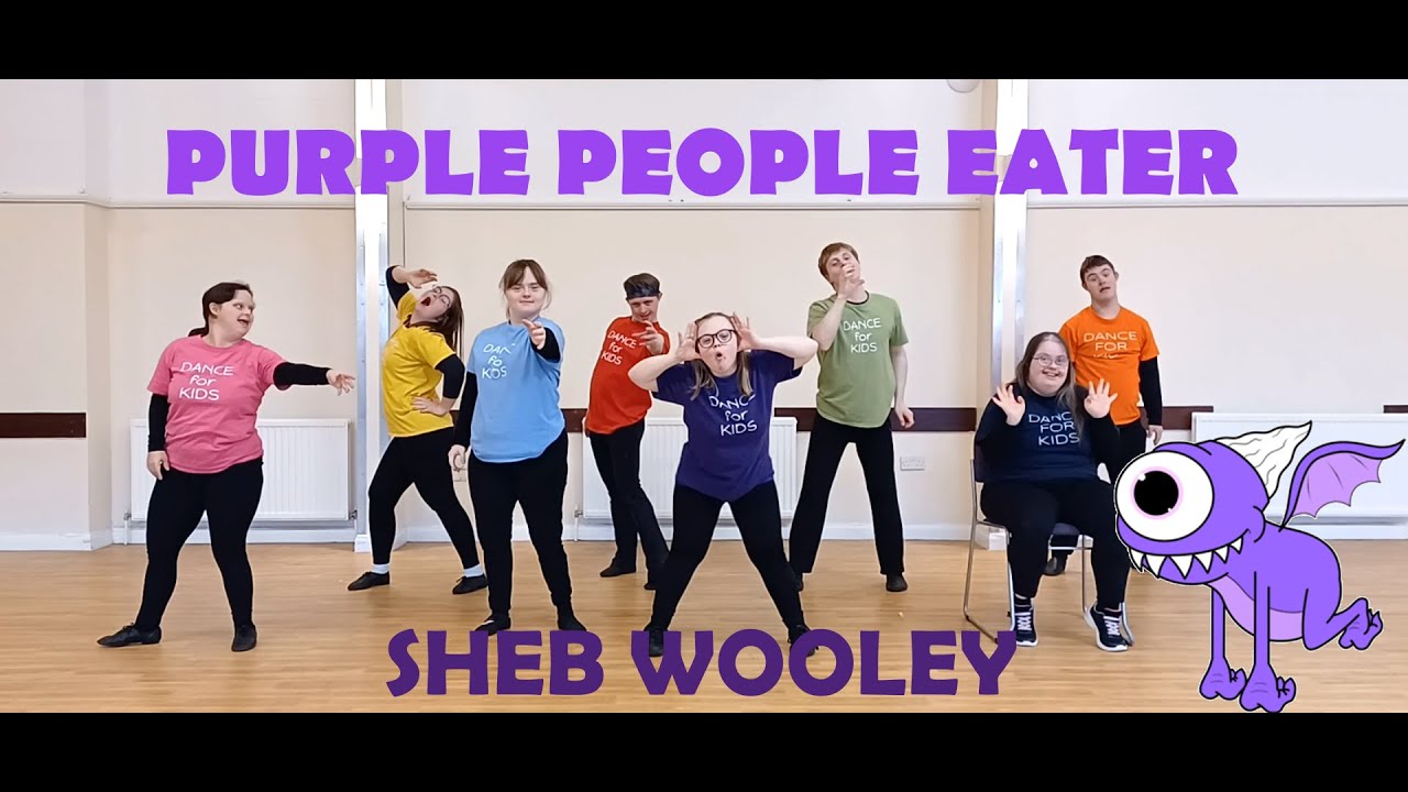 PURPLE PEOPLE EATER | @SHEBWOOLEYVEVO | Dance for Children ...