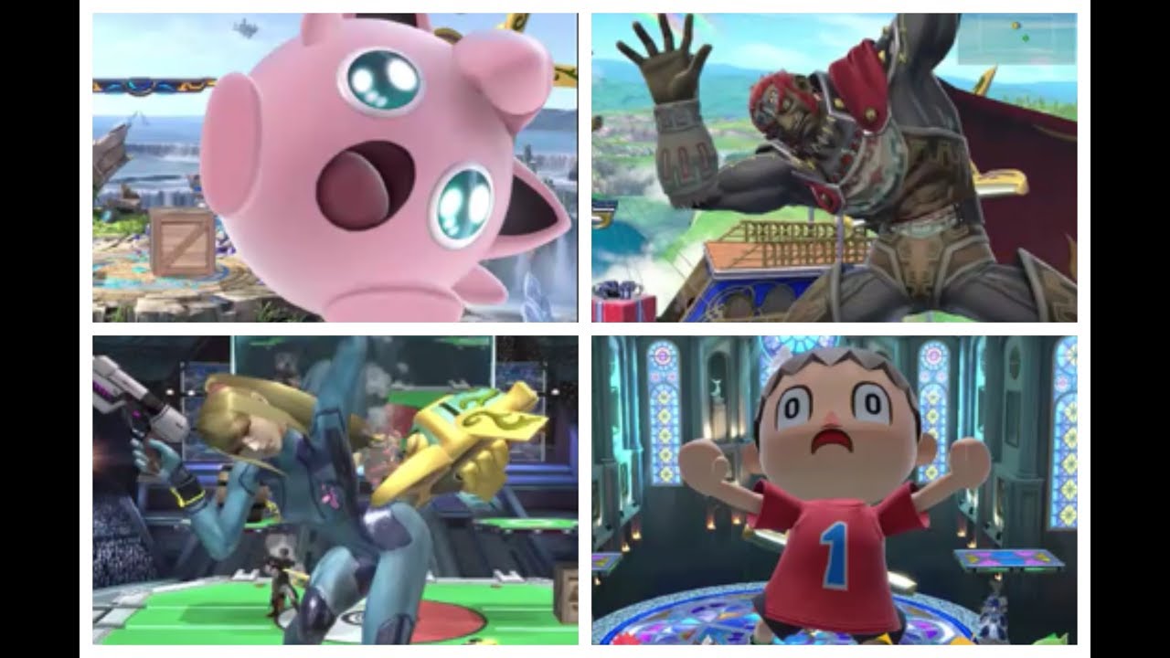 Smash Bros Ultimate: Screen KO Animations. - YouTube