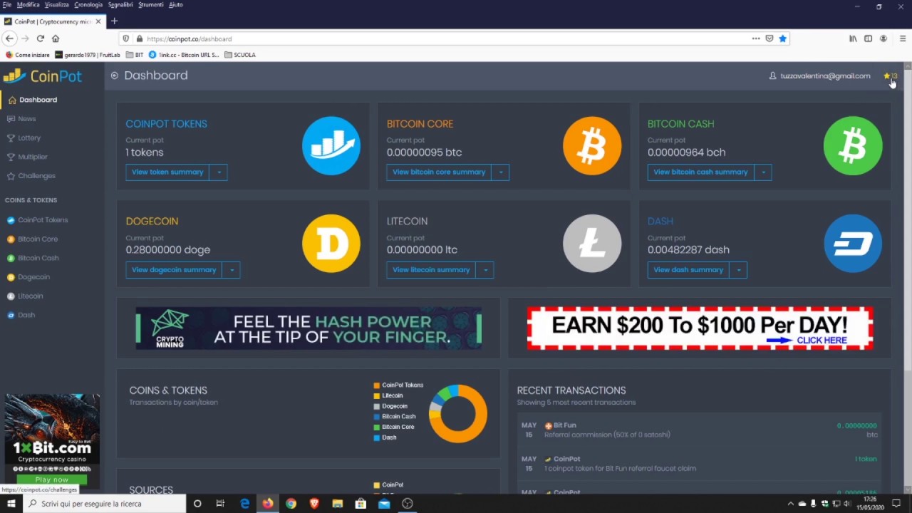Coinpot La Guida Definitiva + Missioni e Stelle - YouTube