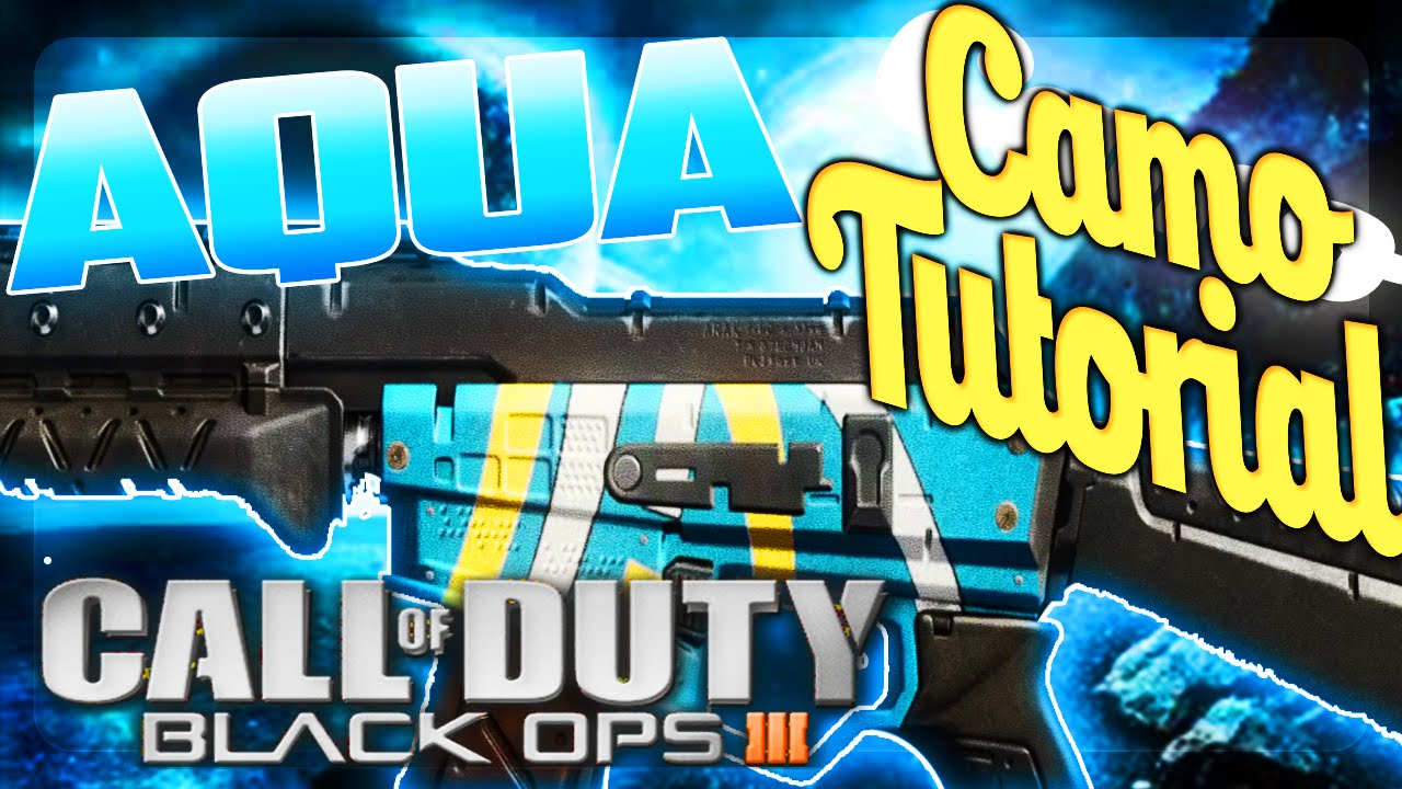 COD BO3 PAINTJOB - AQUA CAMO BO2 - PAINTSHOP TUTORIAL - Call Of Duty ...