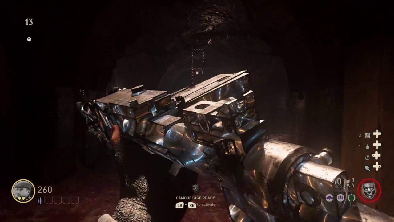 Cod WW2 GPMG New Weapon Gameplay+pap - YouTube