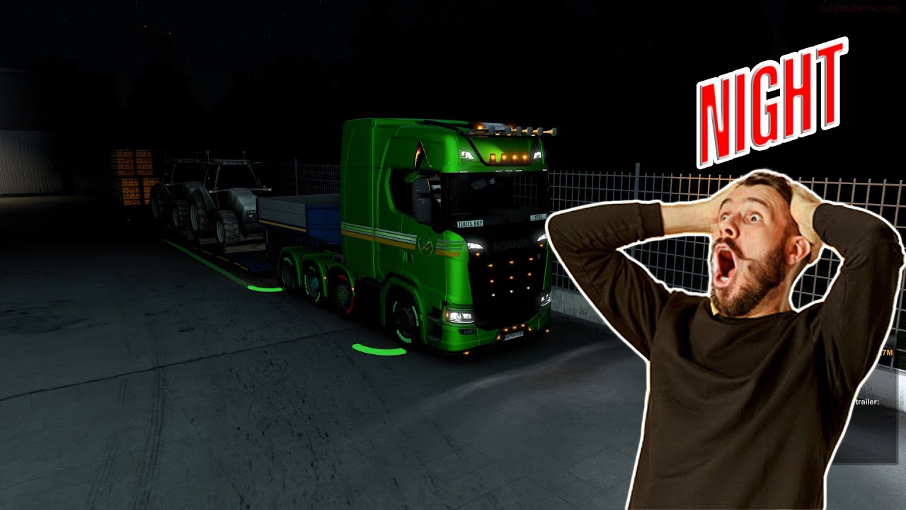 Night Drive | Euro Truck Simulator 2 | ETS 2 GamePlay [ TruckersMP ...