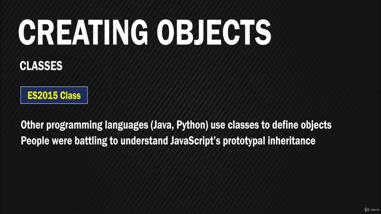 JavaScript Grandmaster 1019 Creating objects 4 Classes - YouTube