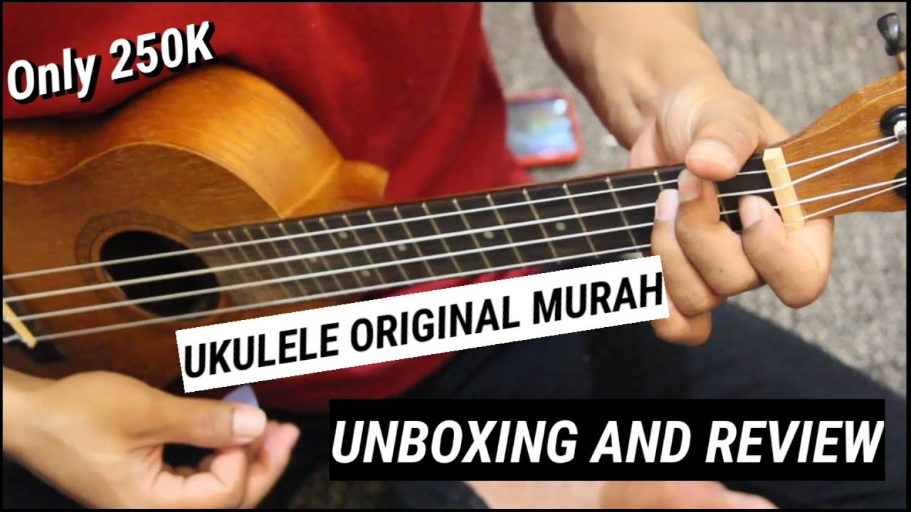 Unboxing dan Demo Ukulele Cowboy || Model: UK23 NS •Tutorial Chord Cidro - YouTube