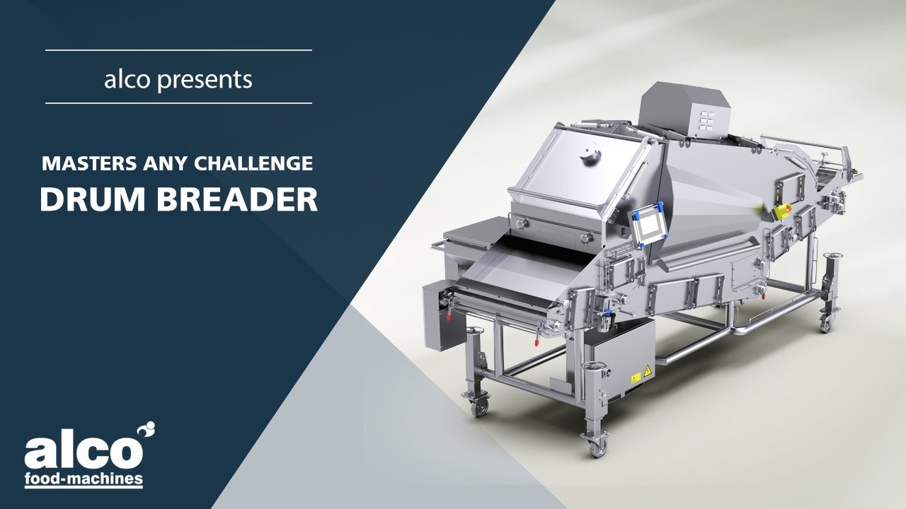 alco Drum Breader - Food Processing - YouTube