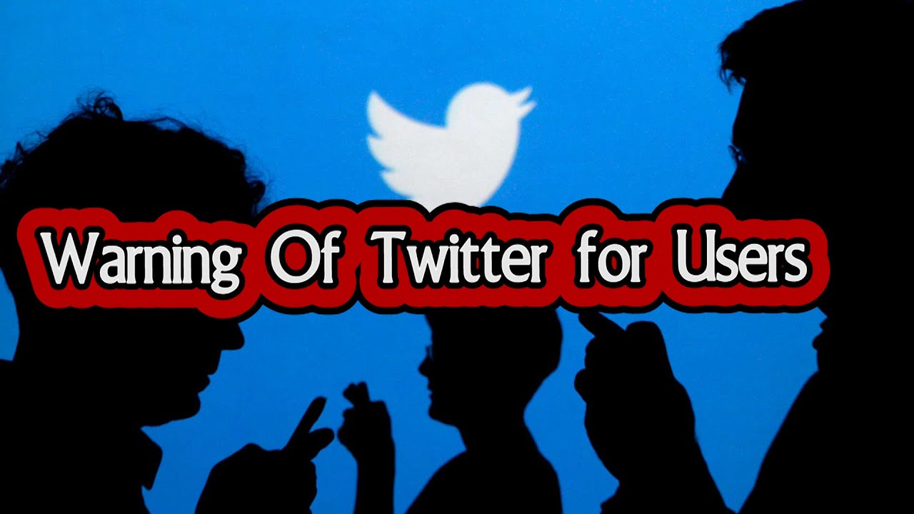 Warning of Twitter for Users | Twitter Labels |Social Media Updates ...