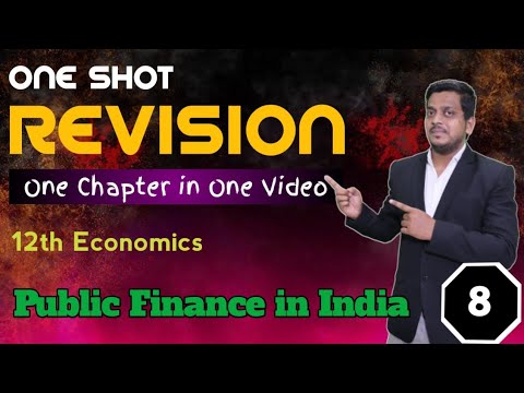 12th Economics Chapter 8 Public Finance in India | - YouTube