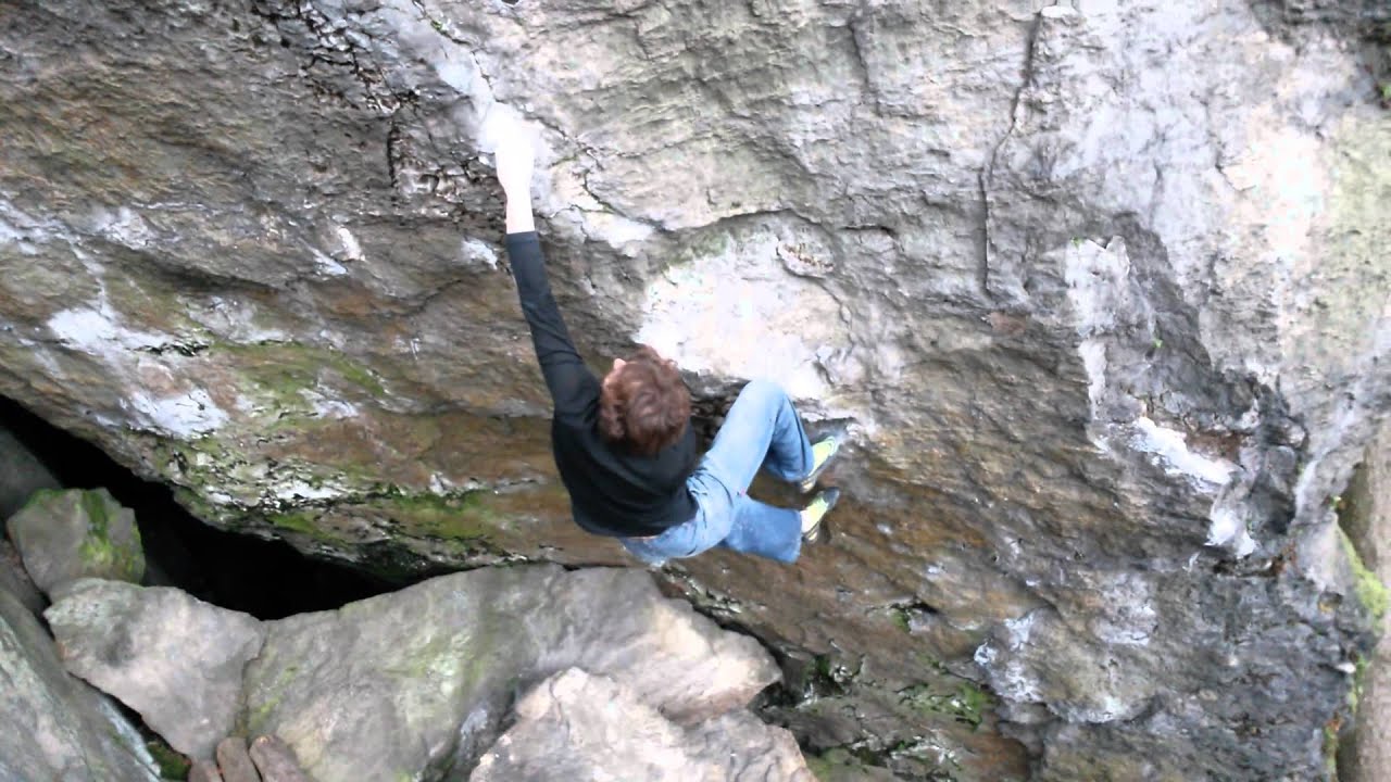 Heel from steel 7C+ stand start - YouTube