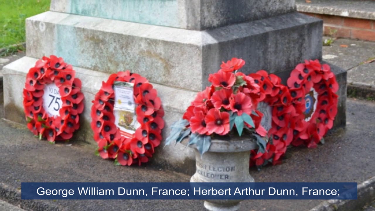 Royal British Legion's commemoration for Remembrance - Mickleover War ...