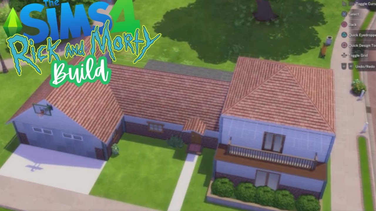The Sims 4 - Rick and Morty - The Smith Residence Build - YouTube