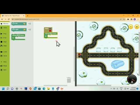 Code for life rapid router level 52 - YouTube