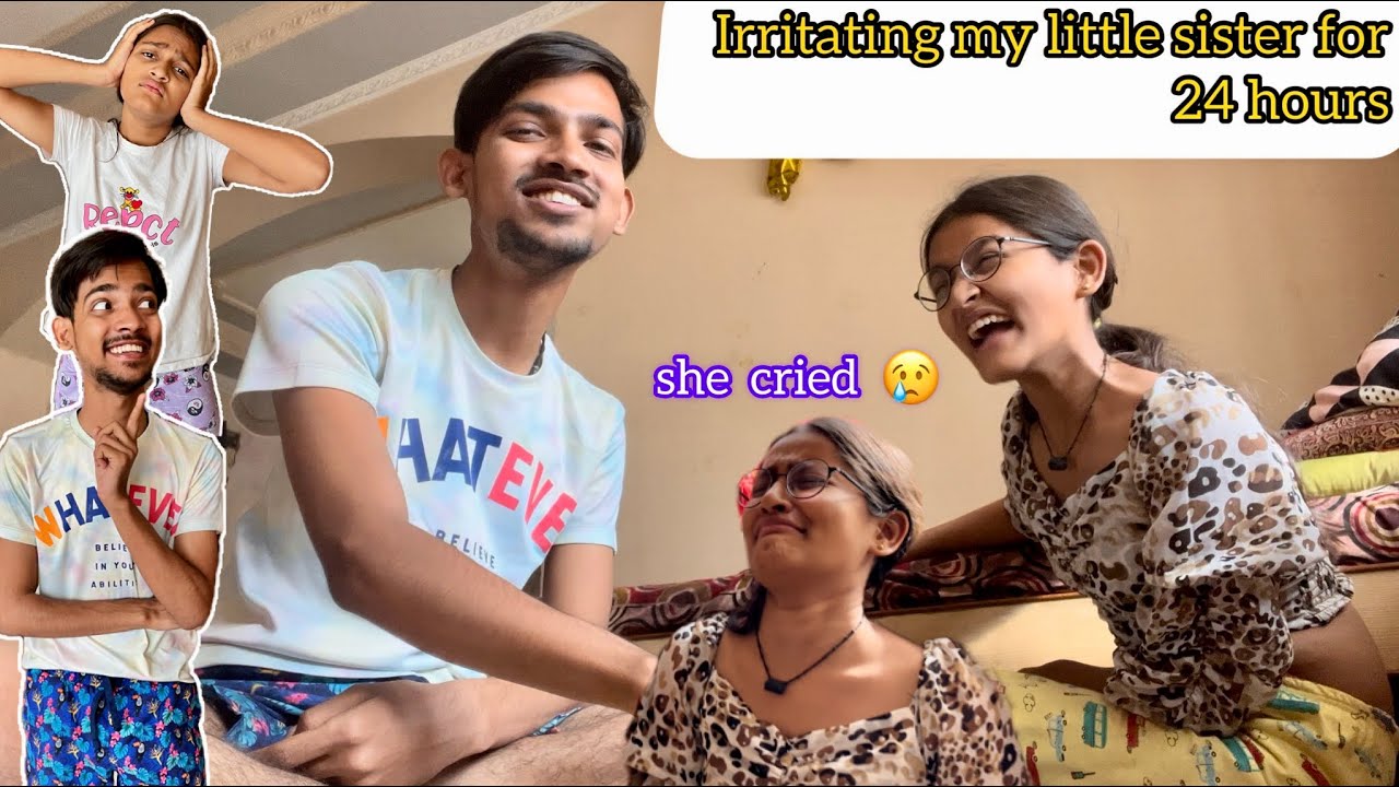 Irritating My Little Sister For 24 Hours Did I Pass Or Fail Aman irritating-my-little-sister-for-24-hours-did-i-pass-or-fail-aman