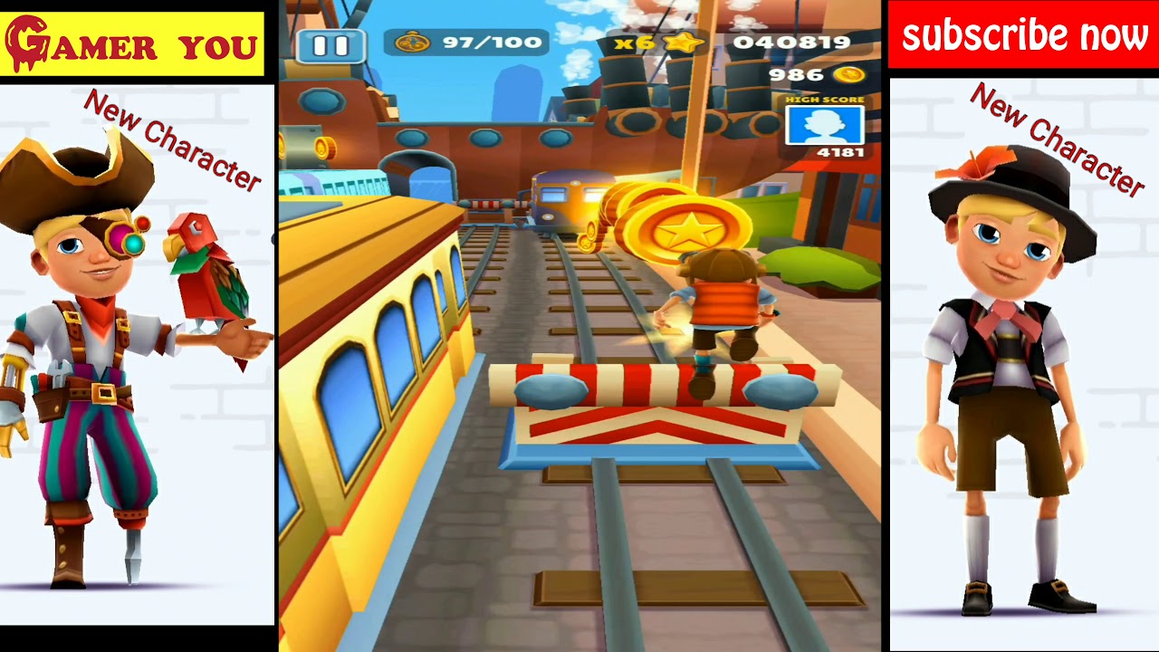 subway surfers Zurich with New Character (HUGO) - YouTube