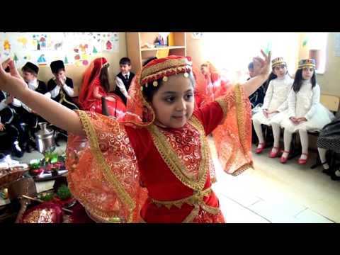Şəmkir rayonu Düyərli kənd 2 saylı tam orta məktəb.1b sinfi.Novruz şənliyi 3-cü hissə