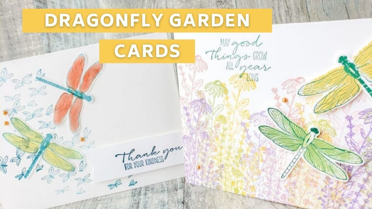 Gorgeous Dragonflies Are Fluttering On These Cards - Stampin Up ...