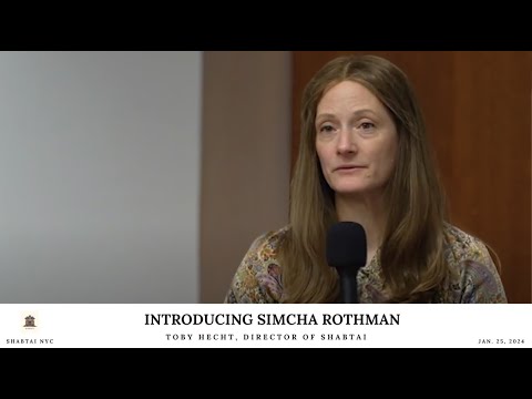 Toby Hecht, Director of Shabtai Opens for MK Simcha Rothman - 01-25 ...