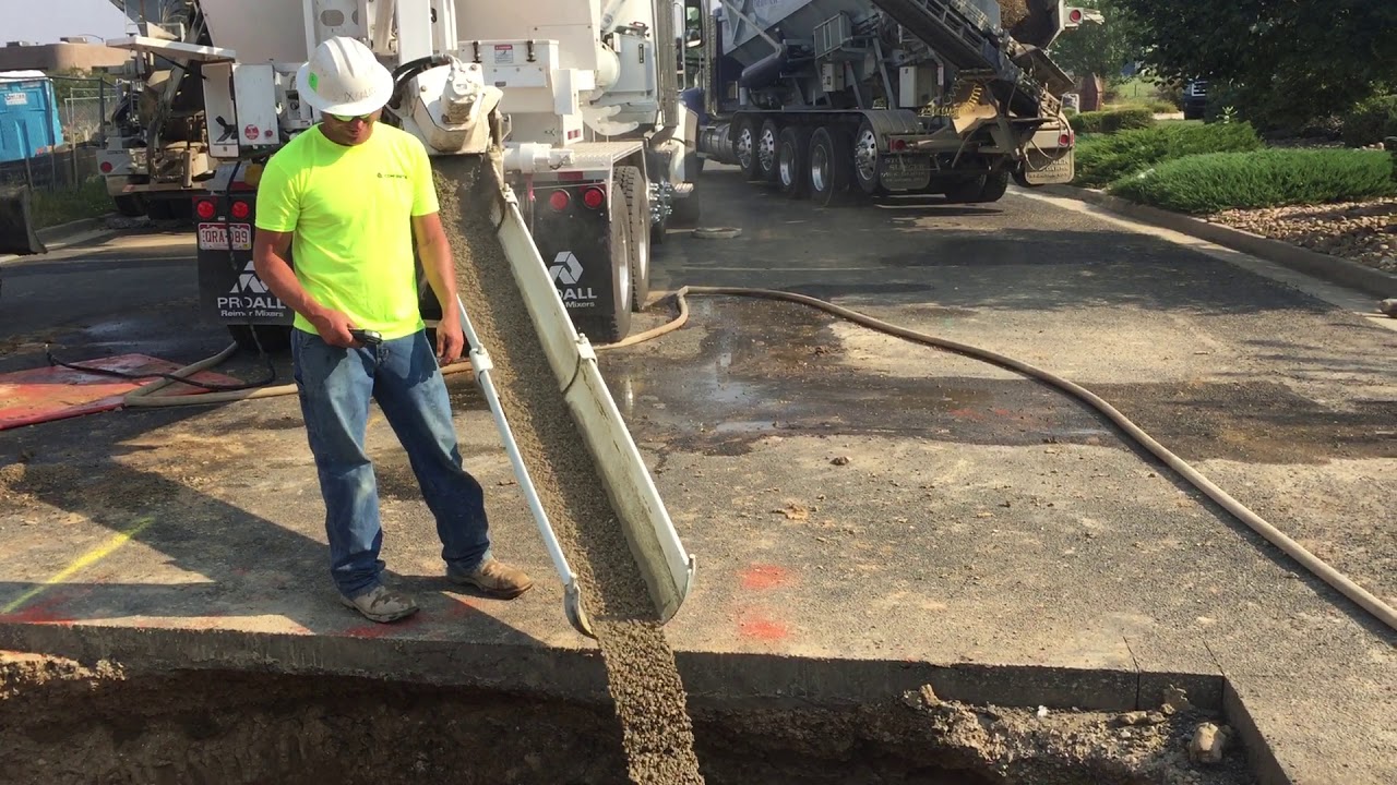 On-Demand Concrete Flow Fill Video 1 - YouTube