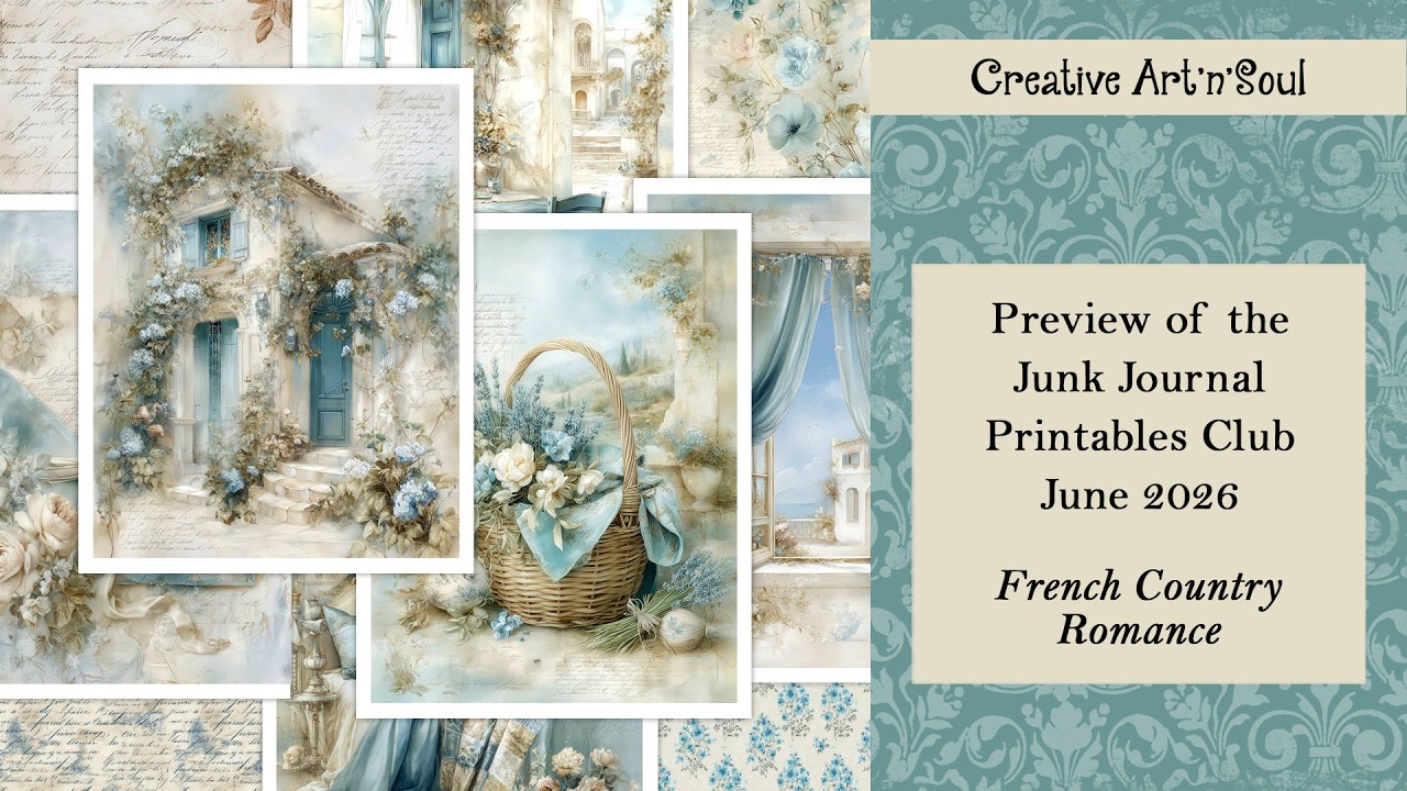 Free Junk Journal Printables Library Sign Up > Creative ArtnSoul