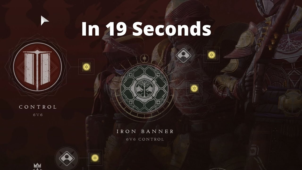 Iron Banner In 19 Seconds - YouTube