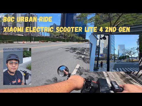 Xiaomi Electric Scooter Lite 4 ( 2nd Gen) | Stroll around BGC Taguig ...