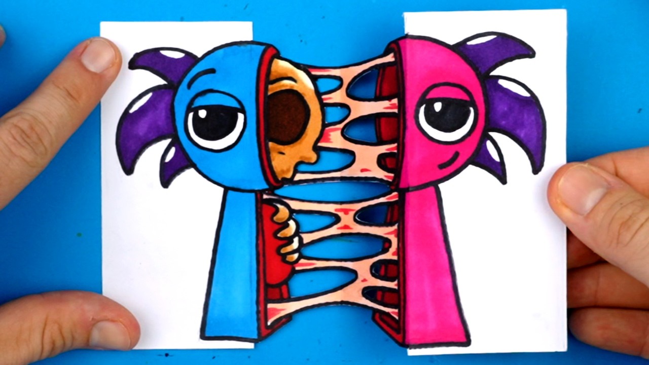 10 SPRUNKI OC ARTS & PAPER CRAFTS for FANS - YouTube