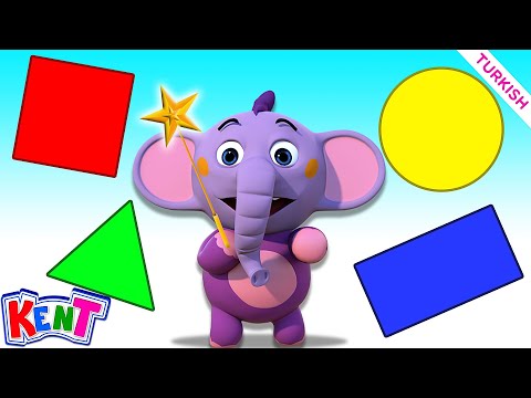 Şekilleri Bulun | Çocuklar İçin Öğrenme Videoları | Kent Turkish