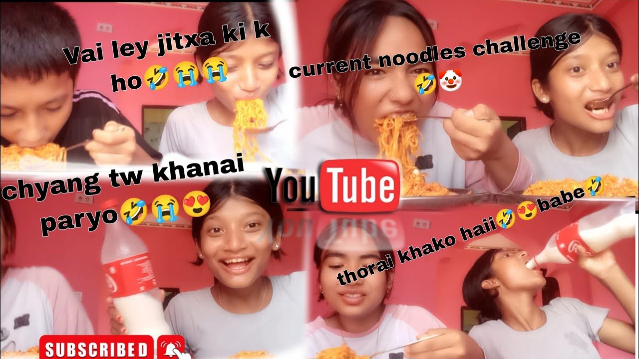 Current Noodles Challenged. @SalinaPariyar-ur6le halka ramilo - YouTube