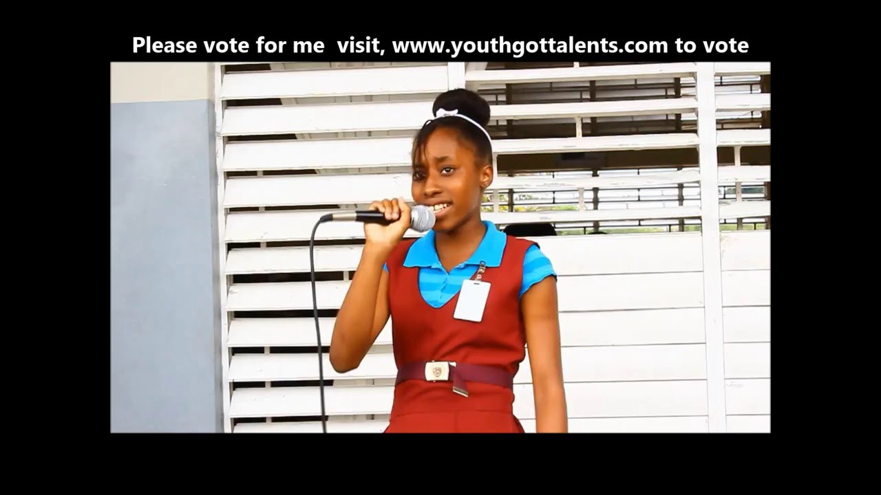 Paul Bogle High School girl singing youth got talents - YouTube
