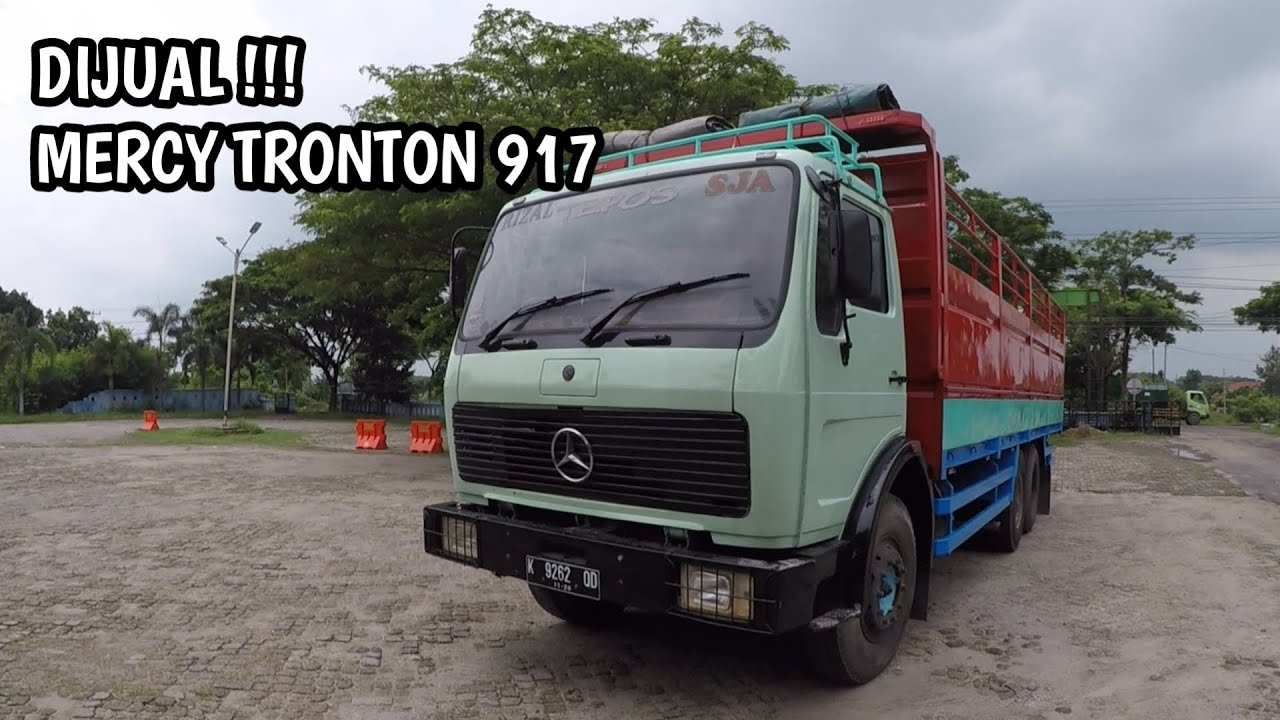 DIJUAL !!! TRUCK MERCEDES BENZ 917 TRONTON, SIAP CARI 💸💸💸 - YouTube