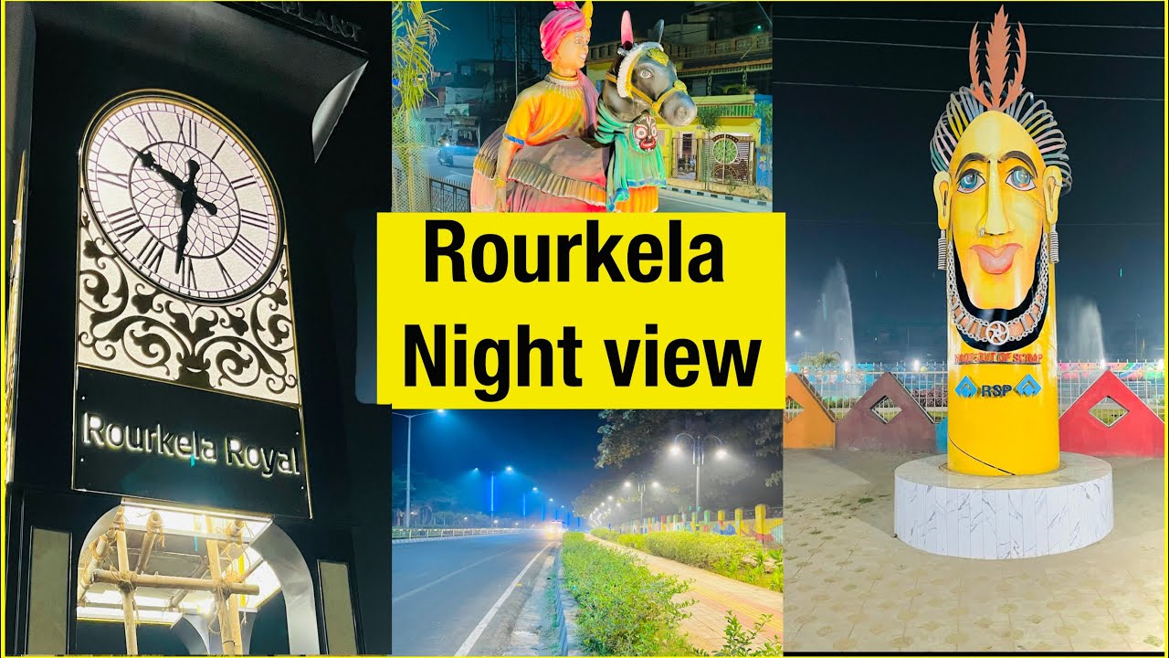 ROURKELA NEW LOOK | Rourkela night view | The vlog screen - YouTube